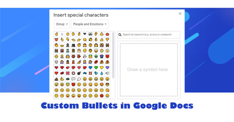 Custom Bullets in Google Docs - TechnoKids Blog
