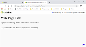 Easy for Kids - Simplify Teaching HTML with Trinket.io - TechnoKids Blog