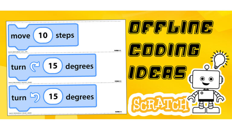 Free Offline Coding Activity Using Scratch Blocks - TechnoKids Blog