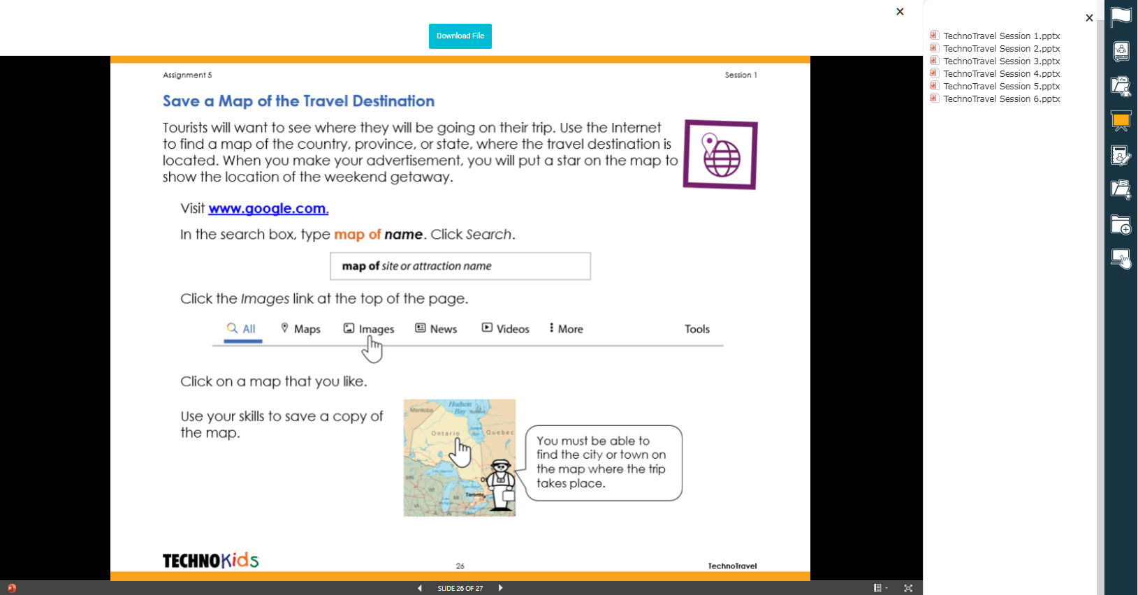 Get Free Downloadable Course Slides for Technology Courses - TechnoKids ...